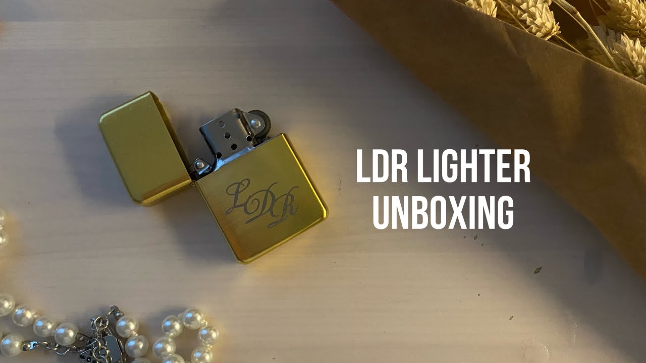 Lana Del Rey LDR Brass Lighter | UNBOXING - YouTube