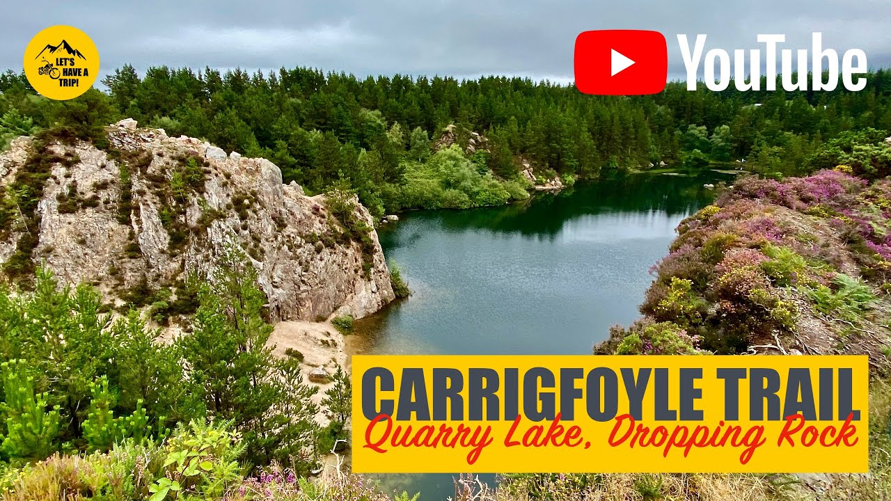 CARRIGFOYLE TRAIL "Quarry Lake, Dropping Rock" (Co. Wexford, Ireland ...