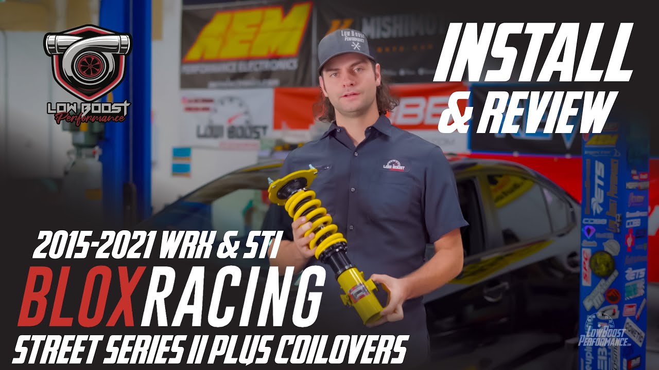 BLOX Racing Street 2 Coilovers - Install & Review on 2018 WRX - YouTube