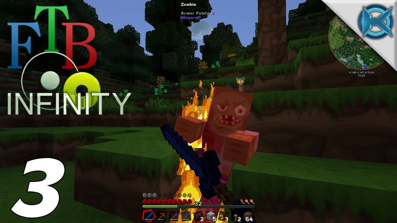 Minecraft FTB Infinity Multiplayer Gameplay / Let's Play (S-1) -Ep. 3 ...