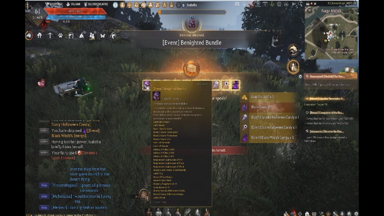 Black Desert Online The witch Isabella and Friends - YouTube