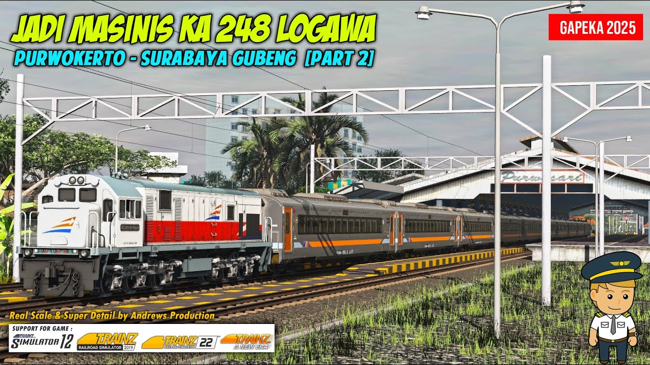 FULL NGEBUT SEPANJANG PERJALANAN !! DINAS KA 248 LOGAWA PURWOKERTO ...