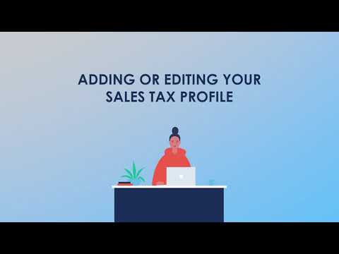 How to Add or Change Your Sales Tax Profile in DAVO - YouTube