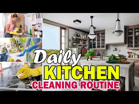 Daily Kitchen Cleaning Routine | AYAN YT VLOGS - YouTube