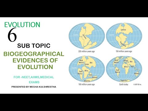 NEET- | Evolution | Biogeographical evidence of evolution - YouTube