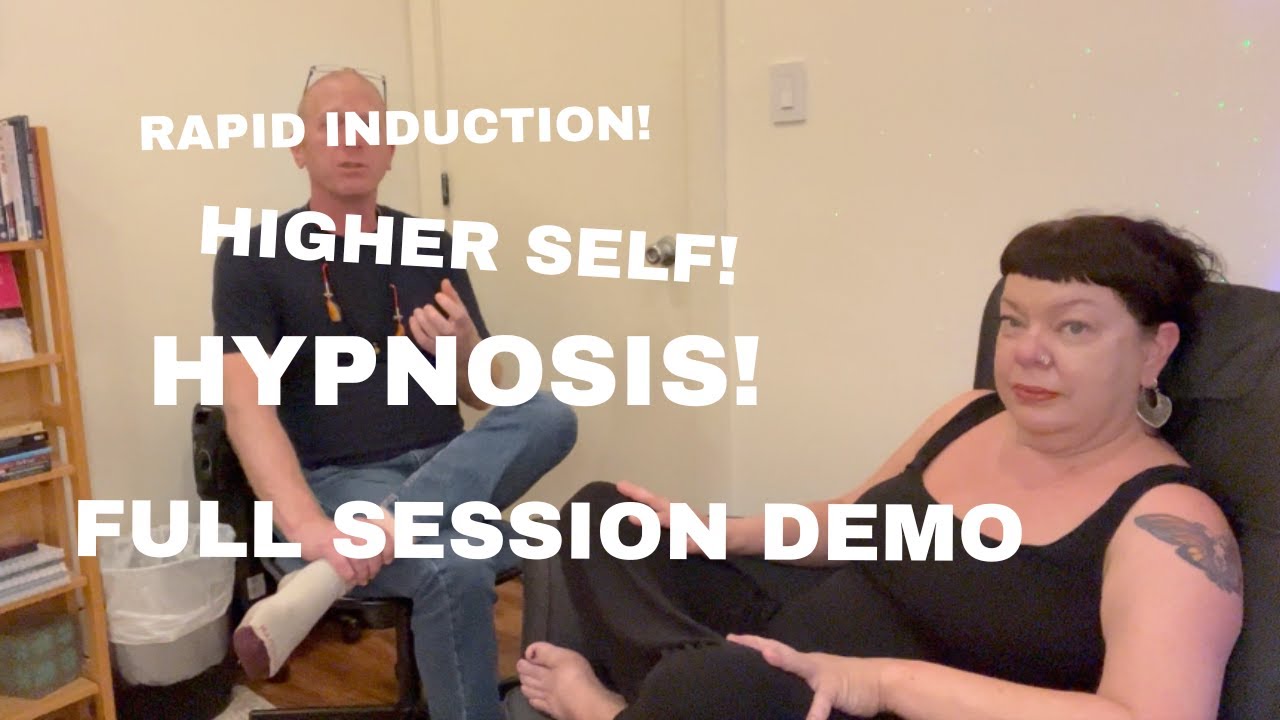 Rapid Hypnosis Induction and Higher Self Full Session Demo - YouTube