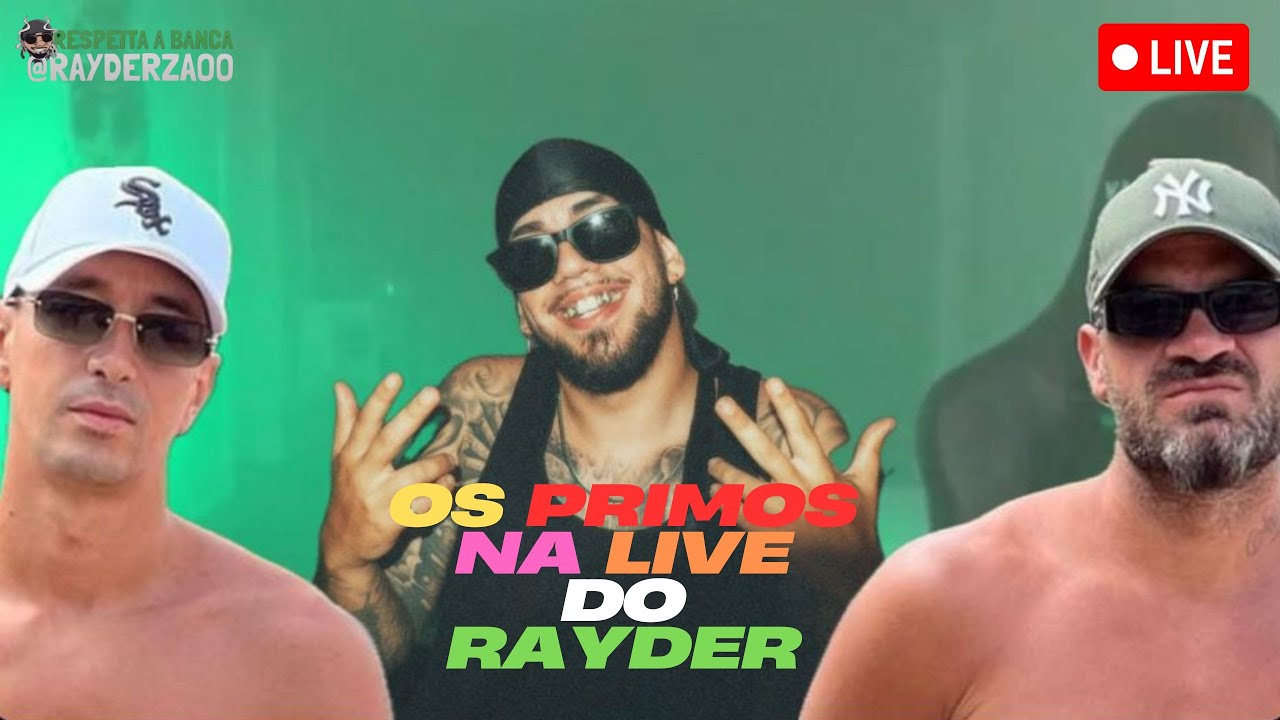 OS PRIMOS NA LIVE DO RAYDER!!! - YouTube