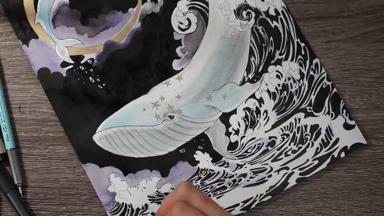 Inktober 2018 18 : Starfish - YouTube