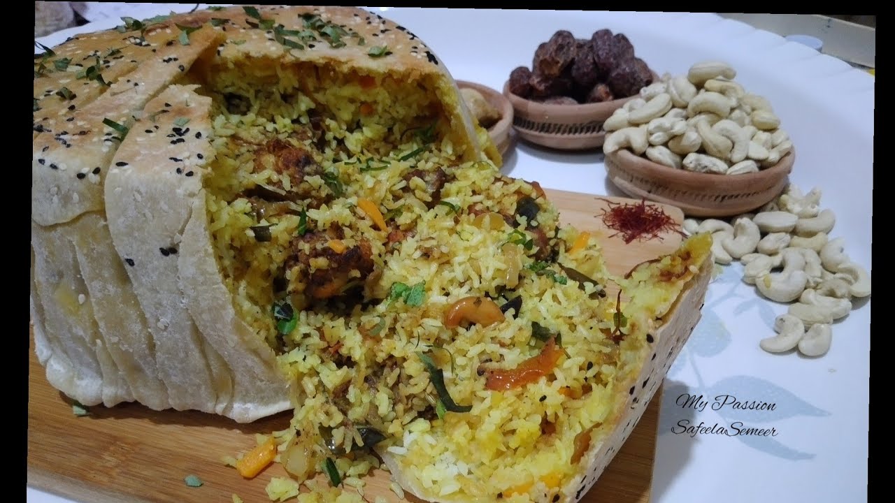 Arabic Ouzi Rice Recipe, Arabic Ouzi Rice in Kerala Style, Arabic Dish ...