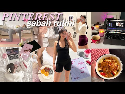 Pinterest Sabah Rutini 🎀 estetik&verimli sabah rutinleri