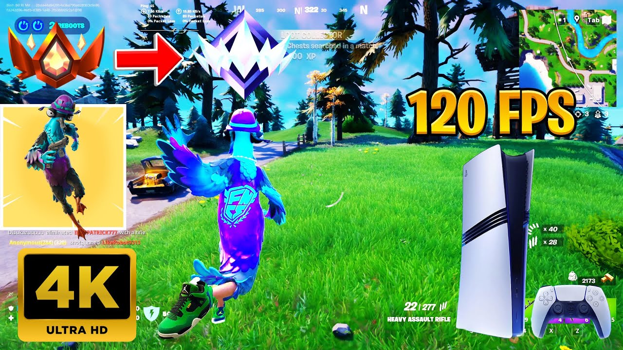 (PS5 Pro) Champion to Unreal Solo Ranked Speedrun Fortnite Reload ...