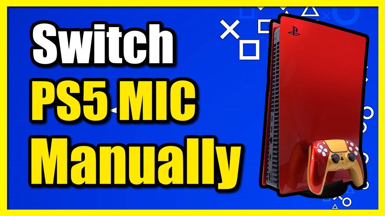 How to Switch Microphone on PS5 Controller to USB MIC, Headset or WIRED ...