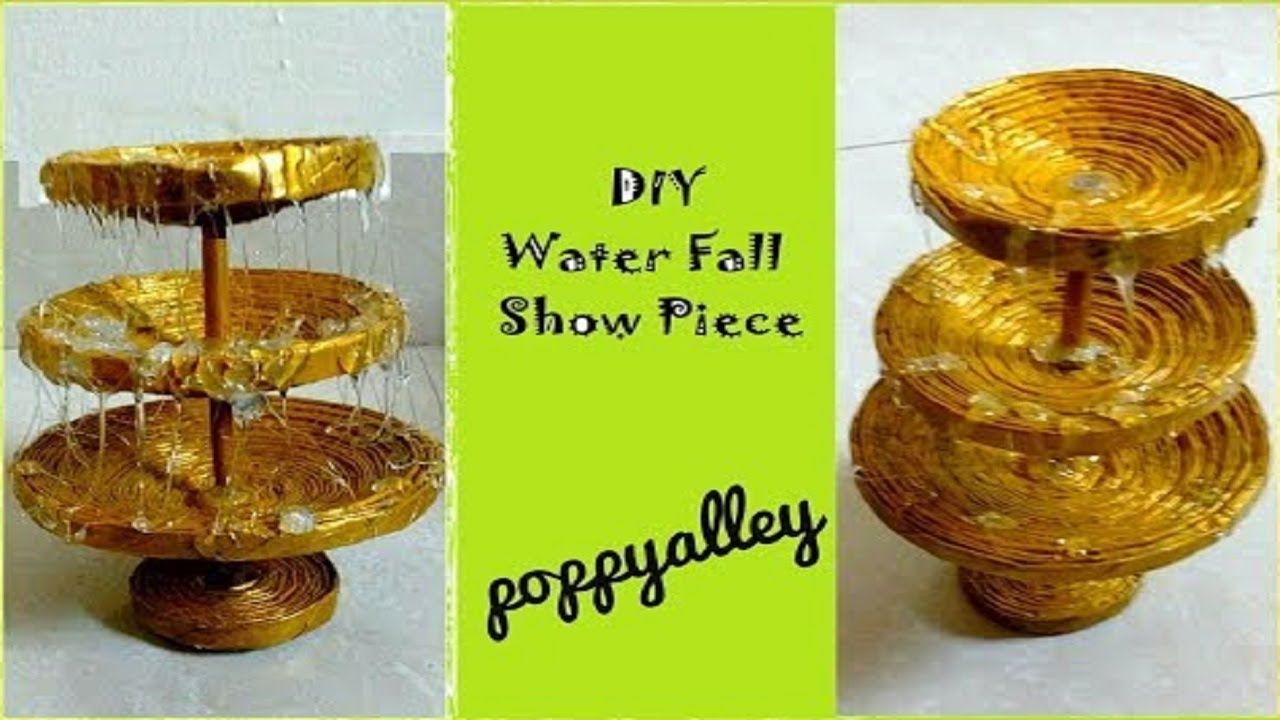 DIY :: paper Craft ldeas || show piece making at home || news paper ...