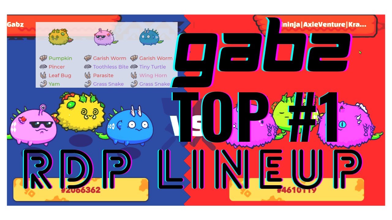 Latest Meta Axies Top # 1 in Leaderboard Gameplay | Gabz Vs Baldninja ...