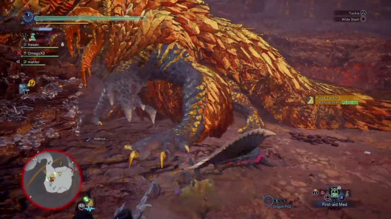 Kulve Taroth Siege Gameplay | Monster Hunter World PS4 PRO - YouTube