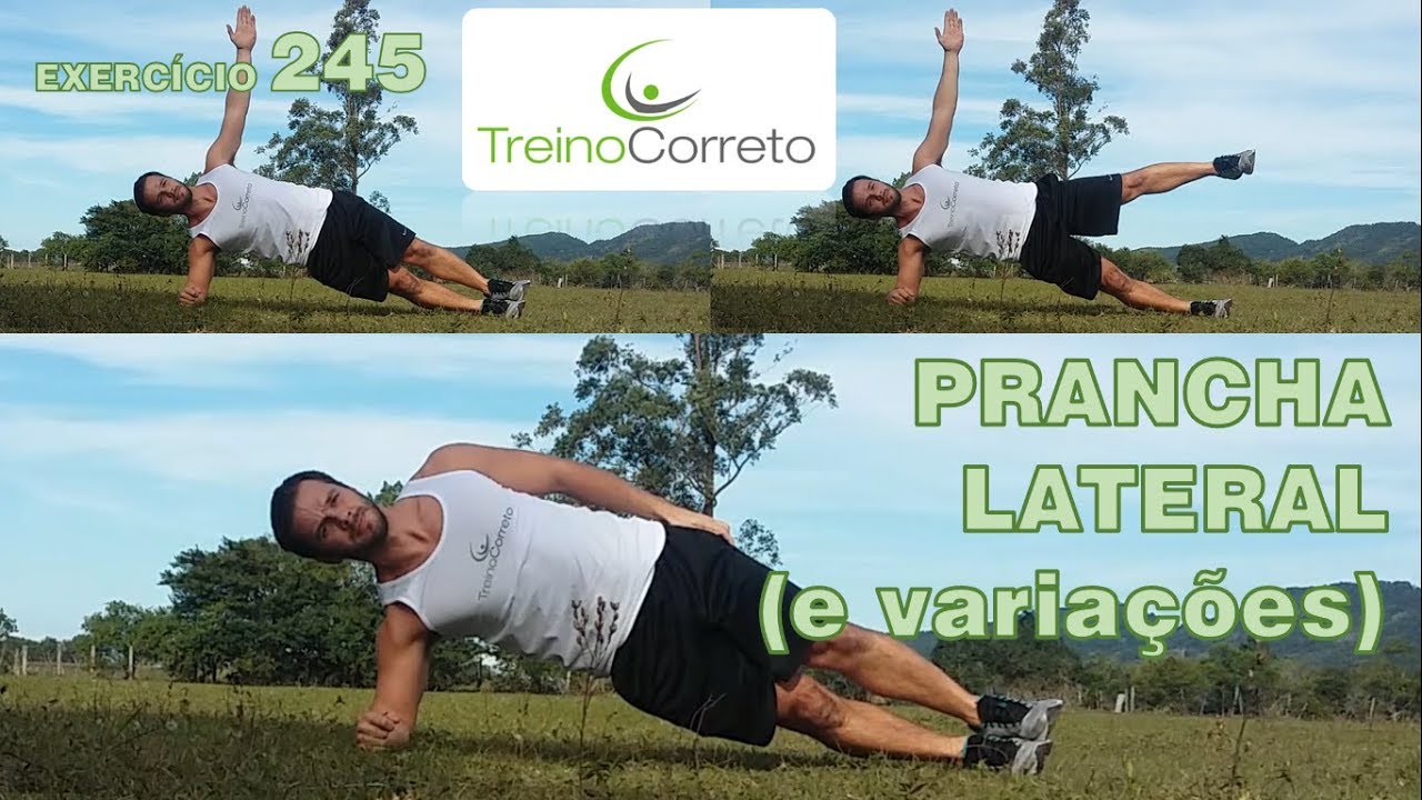 245. Prancha Lateral (e variações) - Treino Correto - YouTube