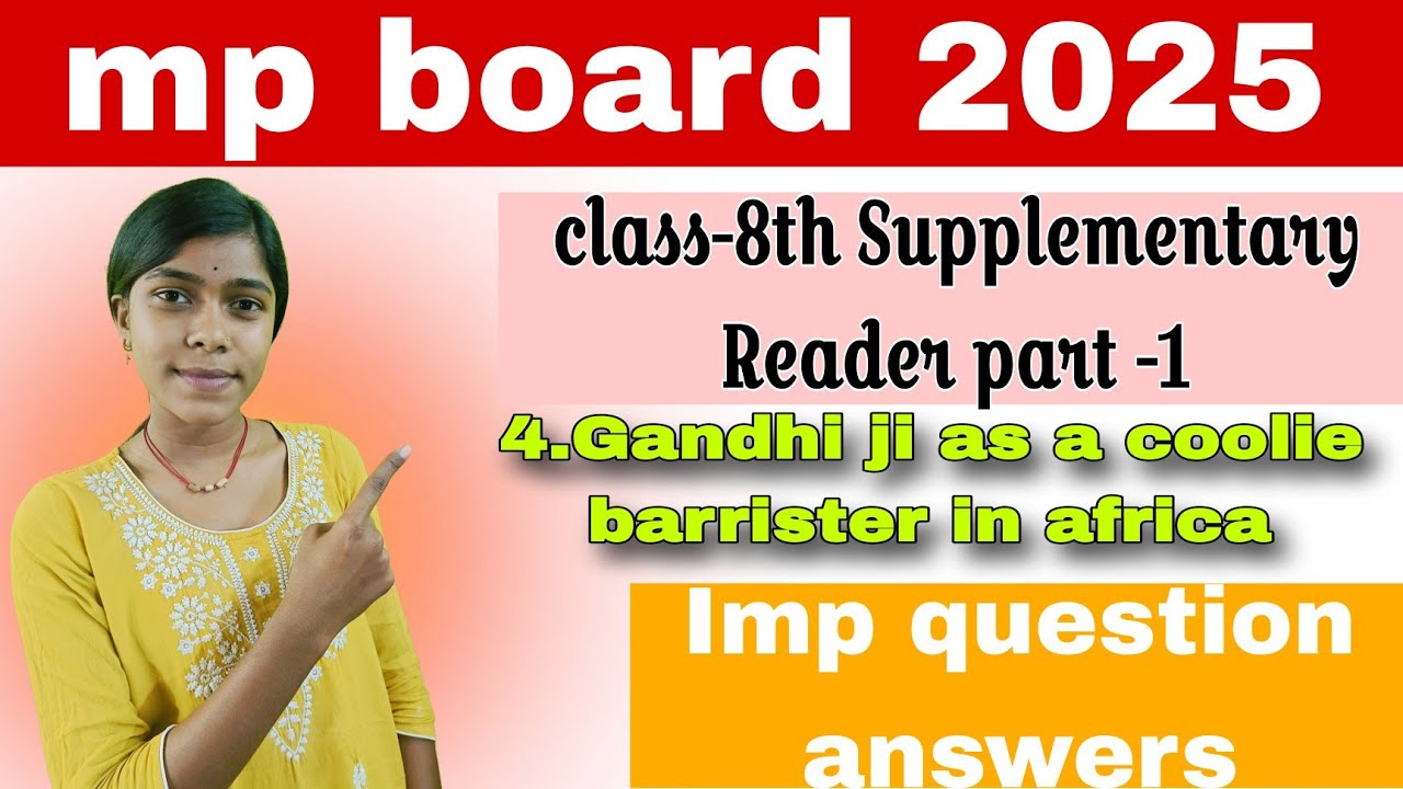 "Class 8 English Supplementary Reader Part 1 Chapter 4 | Important ...