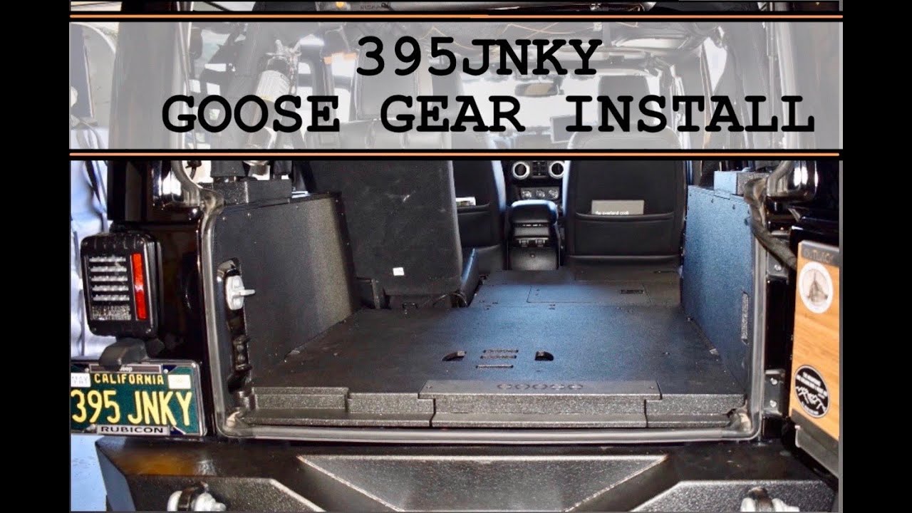 2016 Jeep Wrangler Goose Gear Install in the 395JNKY Garage - YouTube