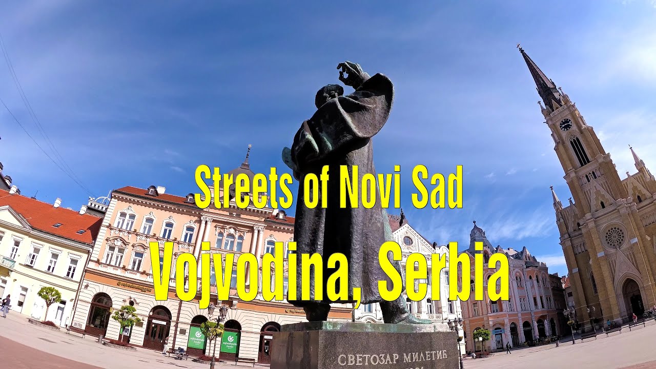 Downtown of Novi Sad City, Serbia. - YouTube