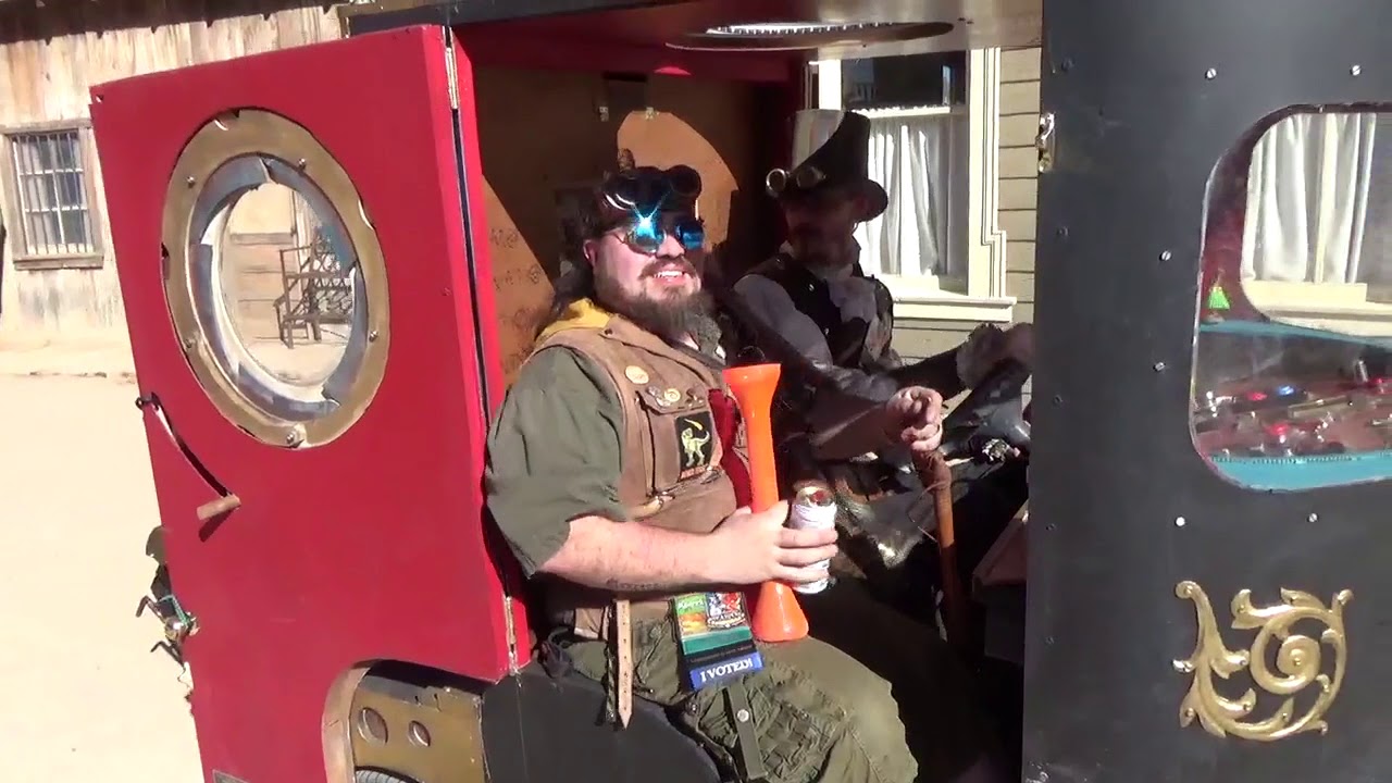 A Steampunk Golf Cart - YouTube