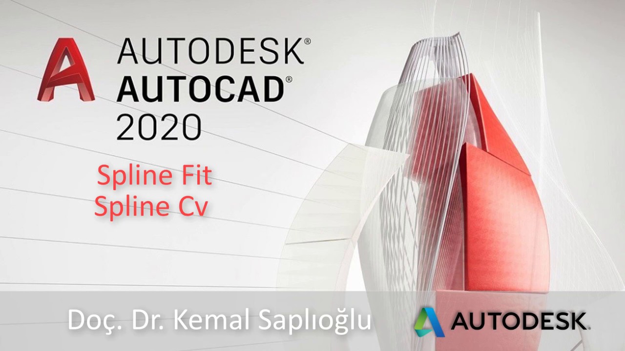 İnşaat Mühendisleri İçin Autocad Dersleri 14 (Spline Fit & Spline Cv ...