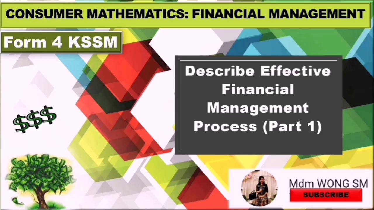 Financial Management (Part 1) KSSM Form 4 - YouTube