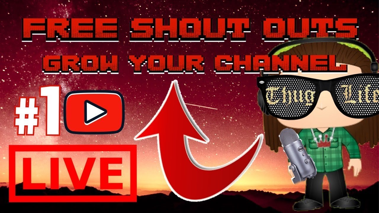 Shout Out On YT Live 2020 Connect With Channels - YouTube