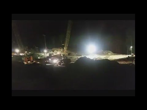 Hwy 231 bridge construction time lapse - YouTube