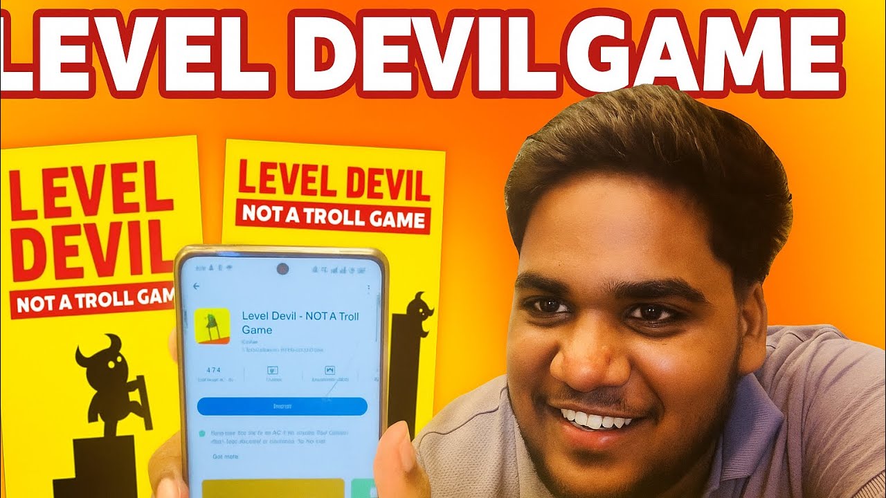 LEVEL DEVIL -not a troll game 😮☠️🤡 gameplay 😂 - YouTube