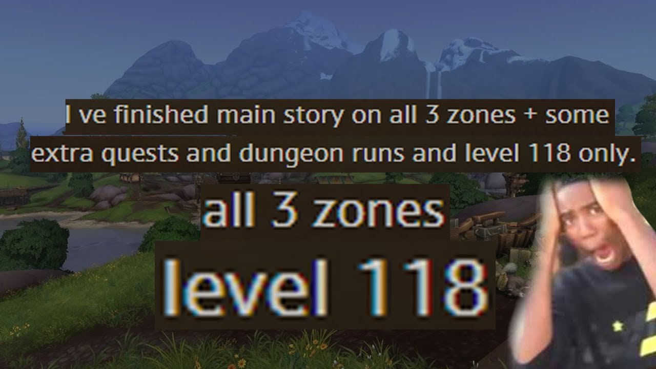 Level 118 after completing 3 zones - How? [BfA] - YouTube