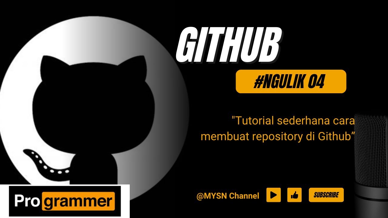 Tutorial Sederhana Cara Membuat Reposytory di Github | Ngulik_04 - YouTube
