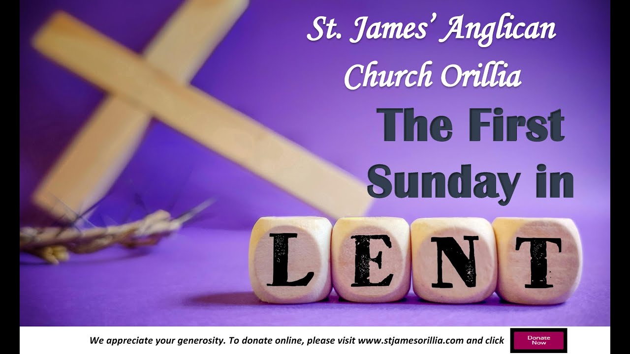 The First Sunday in Lent - February 26th, 2023 - YouTube