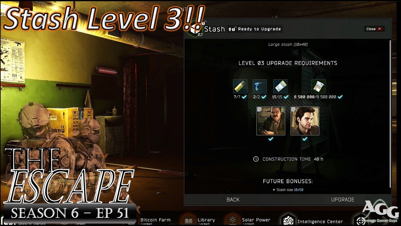 Stash Level 3!! - The Escape - S6 EP 51 [Escape from Tarkov] - YouTube