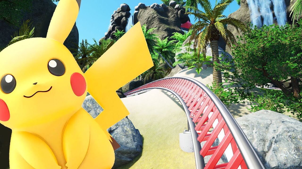 New Pokémon! Pikachu's Island Roller Coaster! (POV) - YouTube