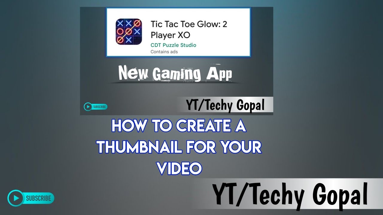 How To Create Thumbnail In Your Video | New Thumbnail Editing ...