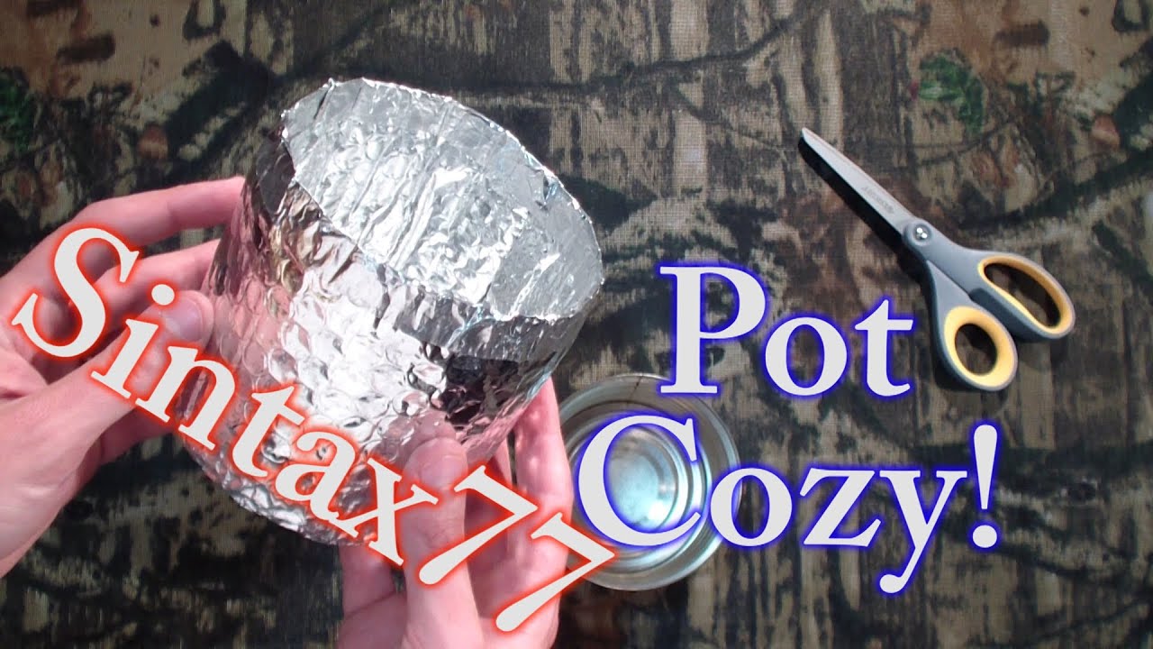 How to Make a Reflectix Pot Cozy for your Ultralight Cook Pot - YouTube