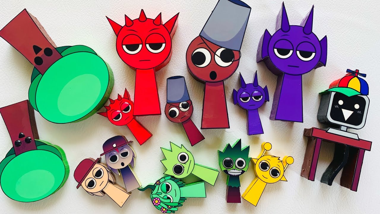 Sprunkie - Incredibox Sprunki toy Phase set with unboxing Build ...