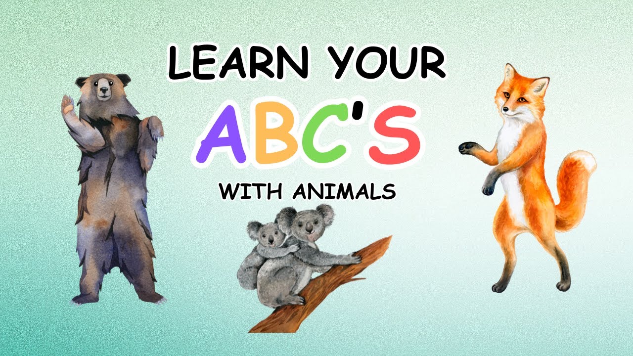 Alphabet learning | Learn your abc's | English learning video for kids ...