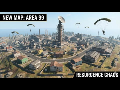 Dropping Into AREA 99! The NEW Warzone Resurgence Map is CHAOS! - YouTube