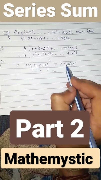 Series Sum Part 2 #shorts - YouTube