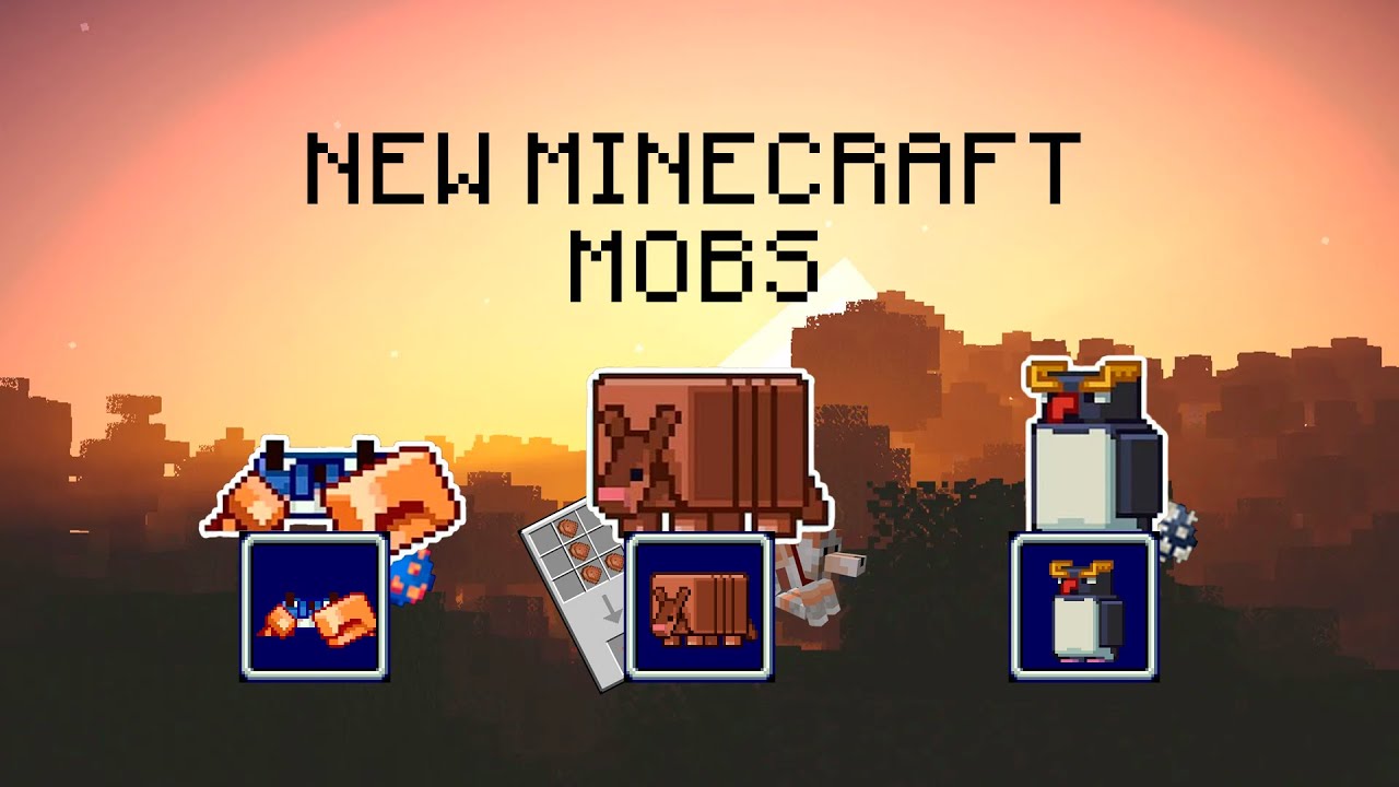 review of new mobs from the minecraft 2023 voting - YouTube