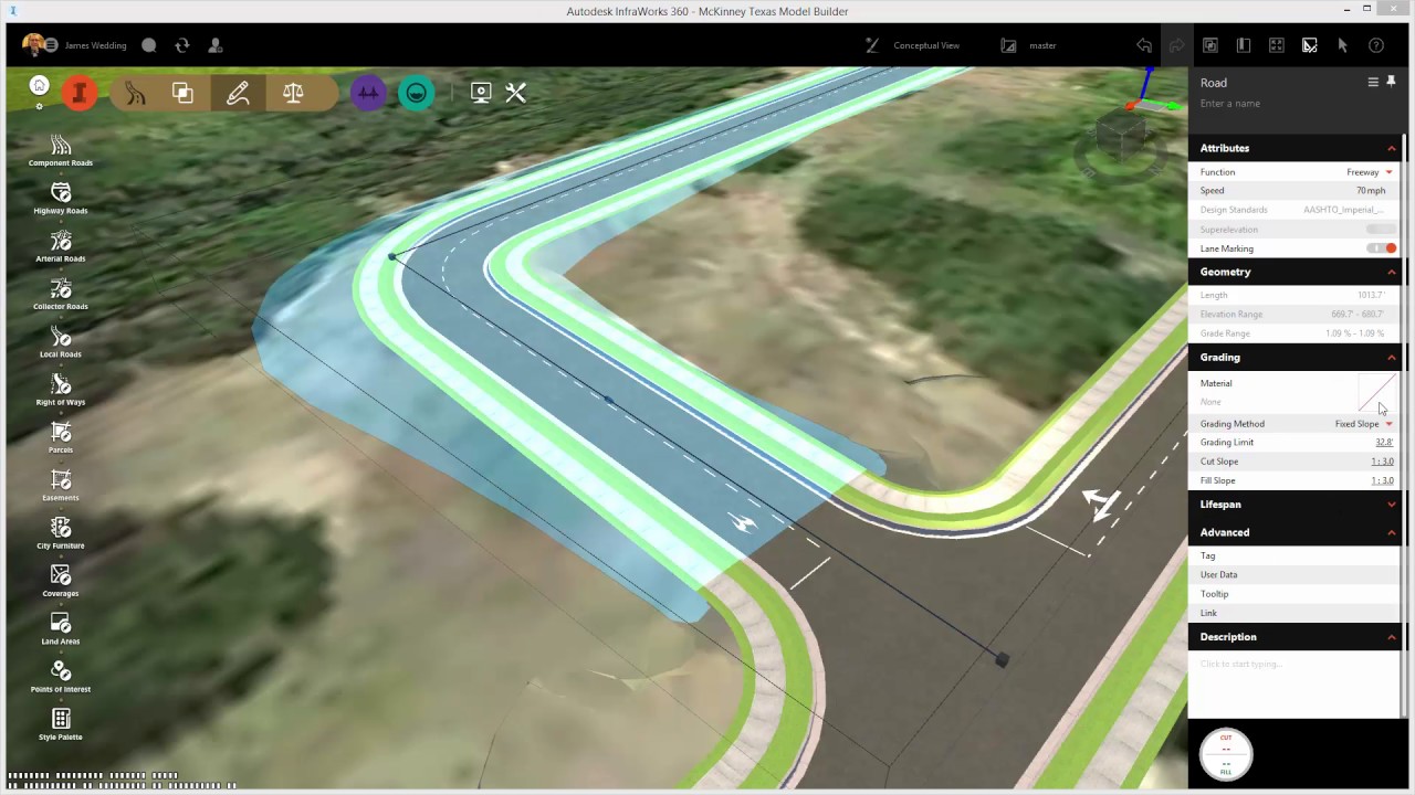 Component Road Design & Templates - YouTube