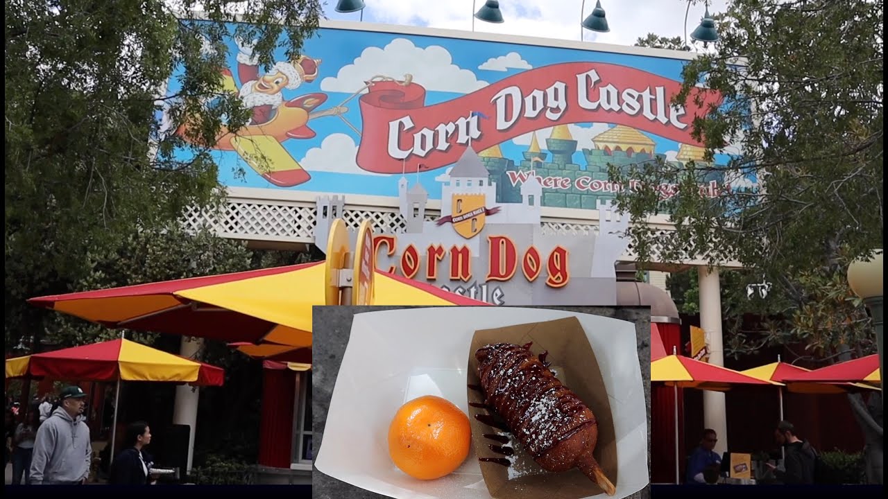 Mealtime at Disneyland- Corn Dog Castle (Breakfast sausage and egg ...