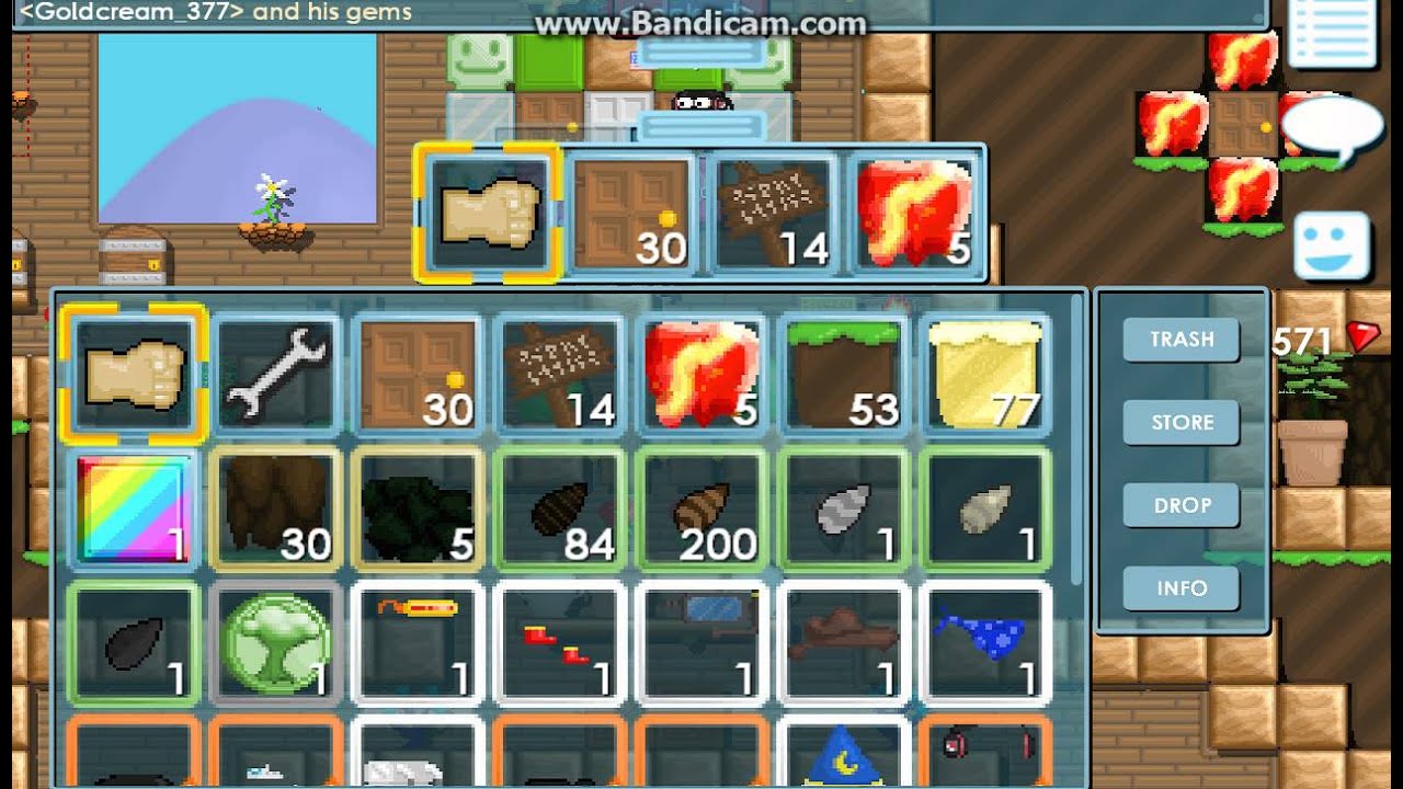 My growtopia Inventory! - YouTube