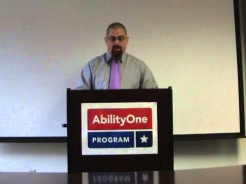 John Packer, OIF veteran, speaks about the AbilityOne Program - YouTube
