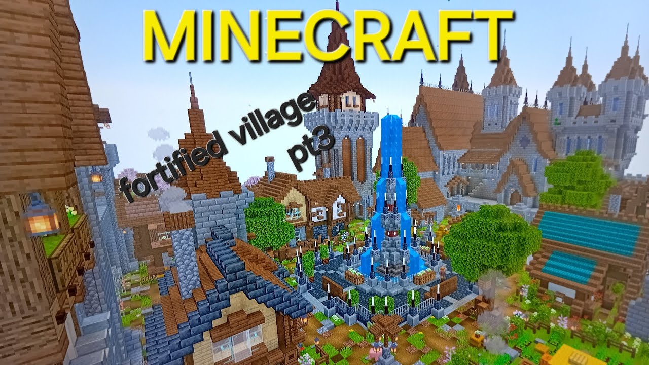 Fortifide Medieval Village with castle part 3 completed.show around ...
