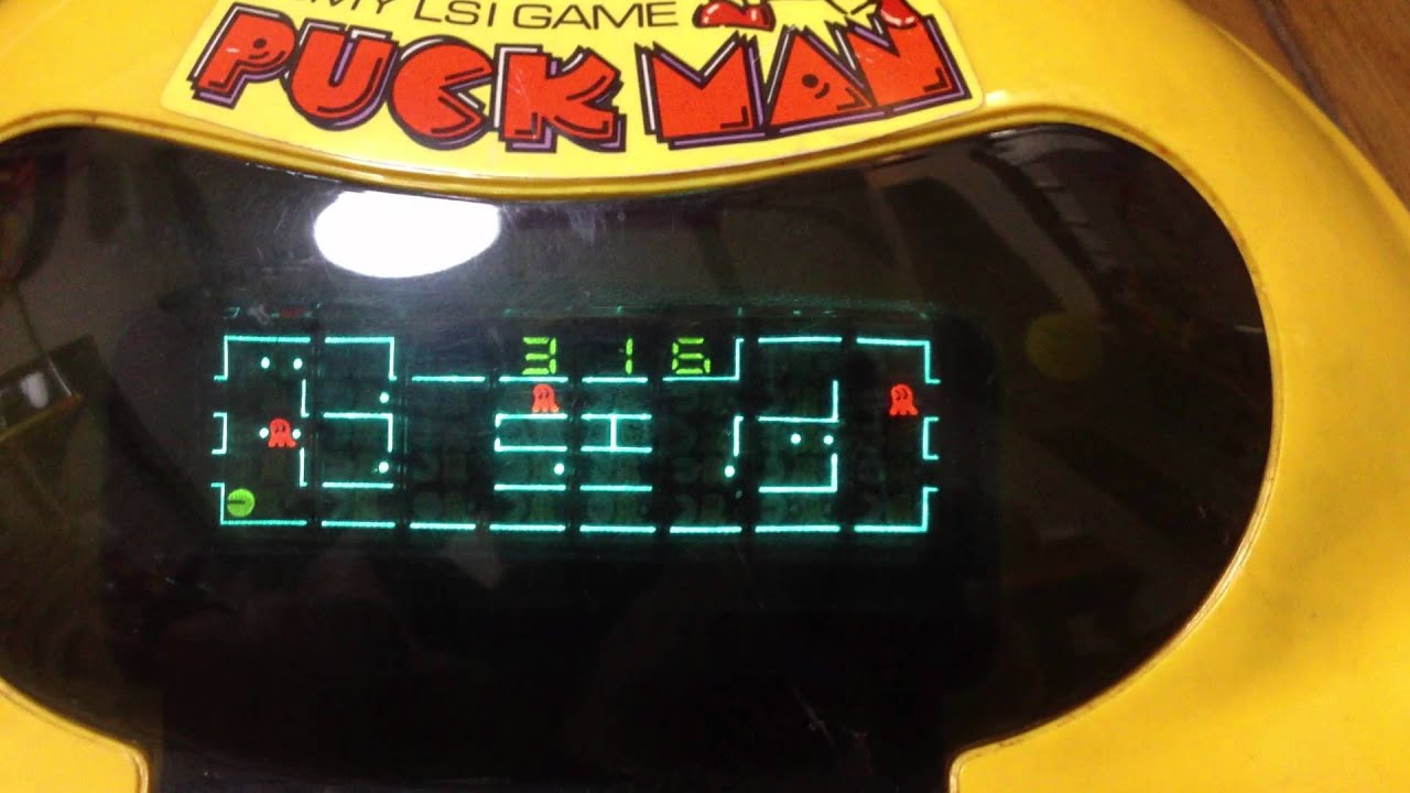 Vintage '80s "Puck Man" LCD Game (Pac Man) - YouTube