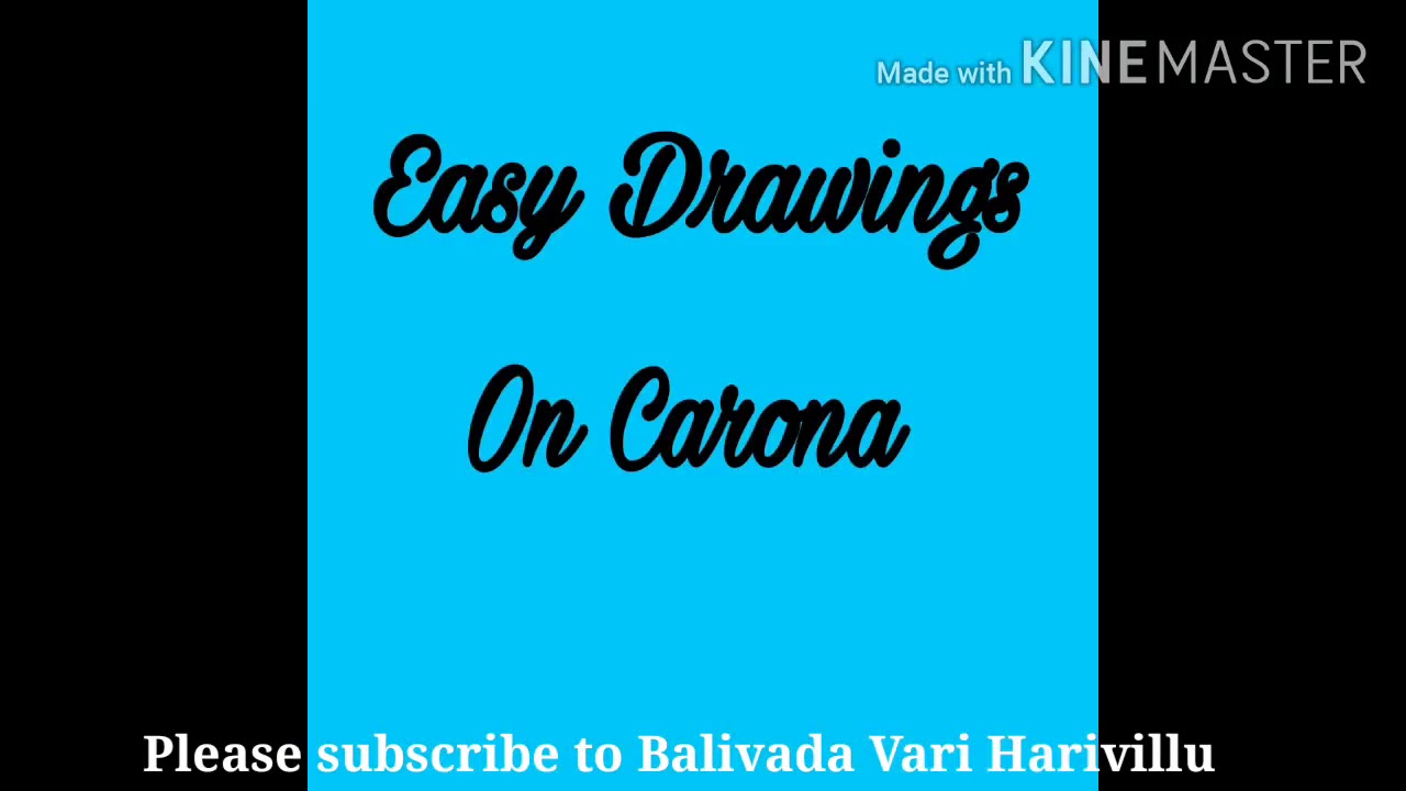 Easy drawings on Carona||very easy to draw||Concept Carona Drawing ...