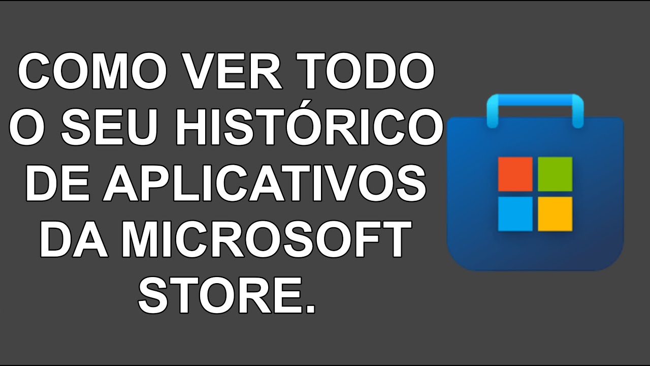 Como ver todo o seu histórico de aplicativos da Microsoft Store - YouTube