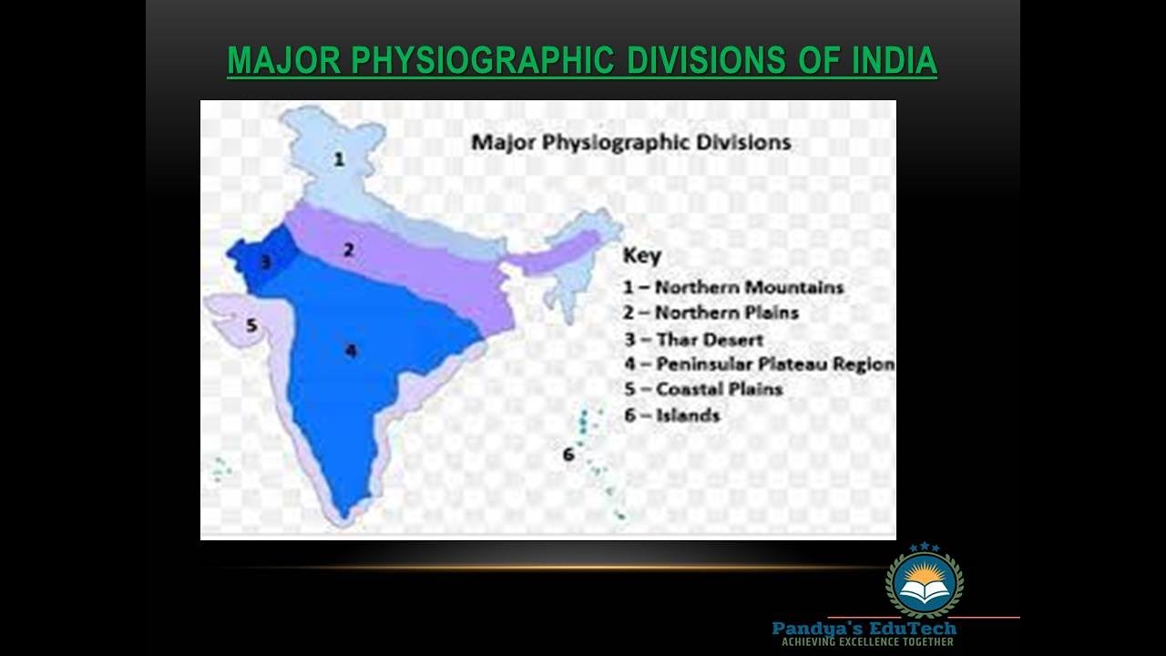 MAJOR PHYSIOGRAPHIC DIVISIONS OF INDIA - YouTube